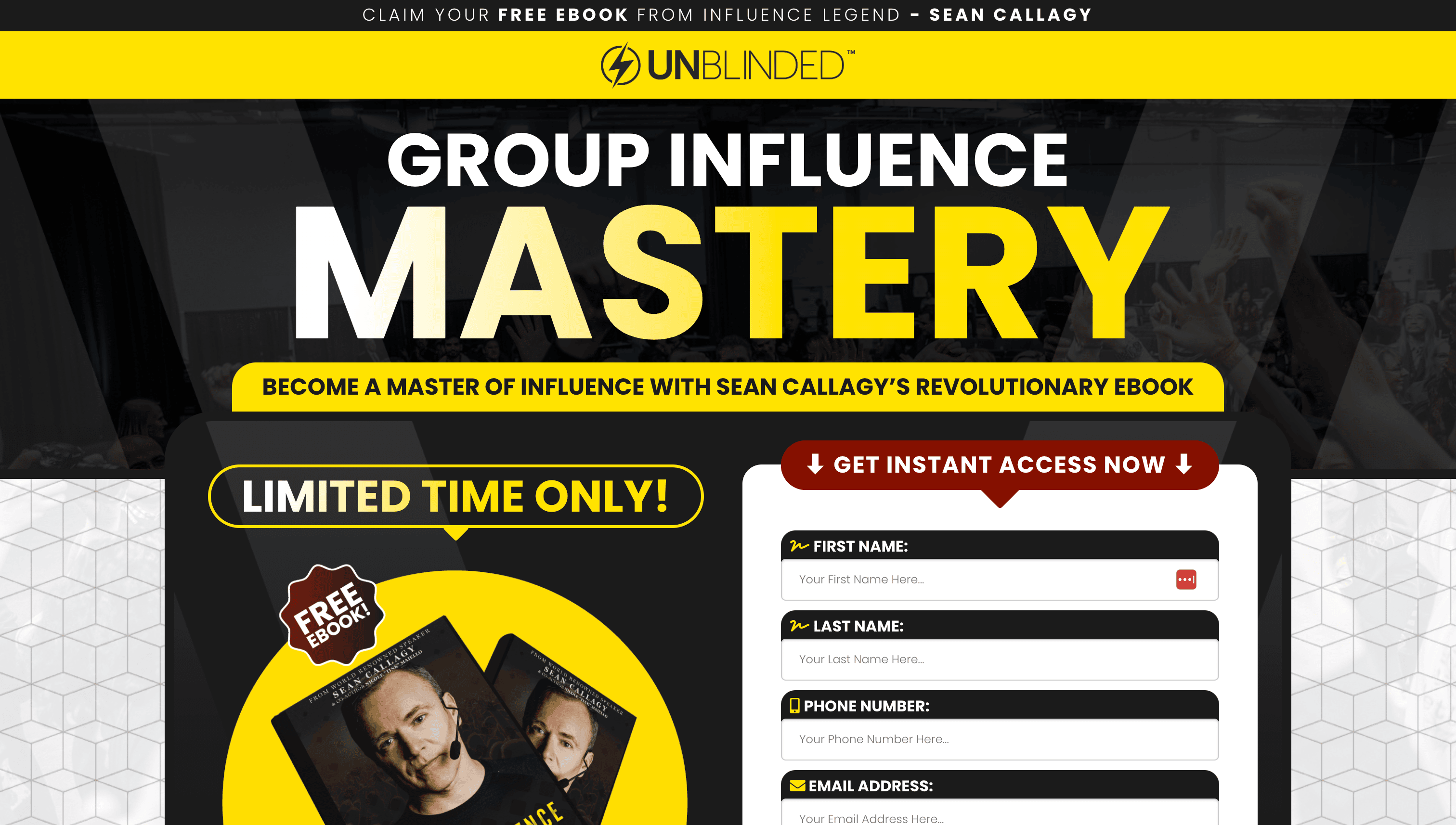 Group Influence Mastery eBook by Sean Callagy | UNBLINDED